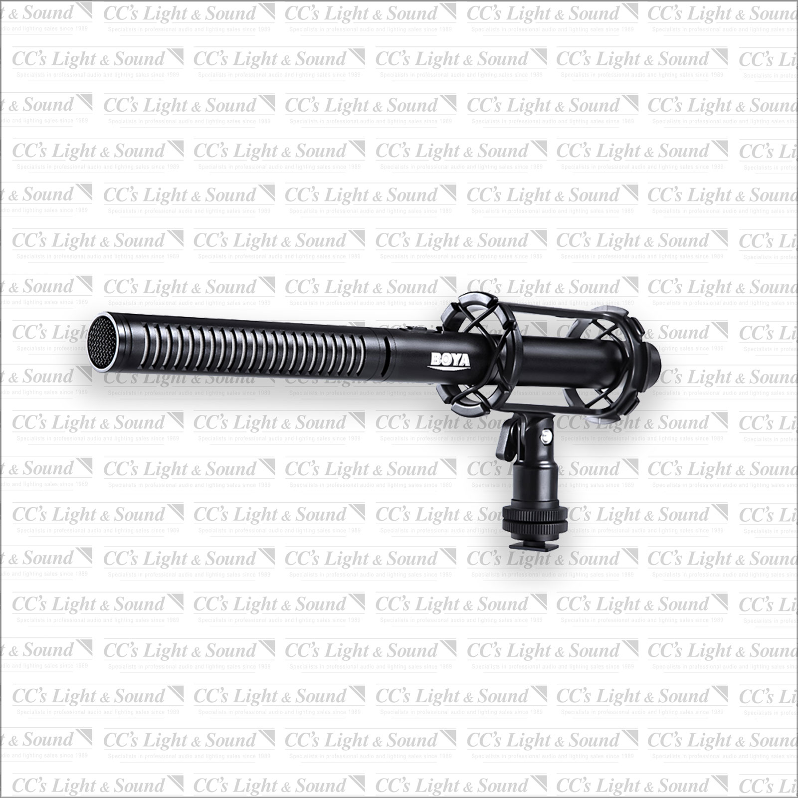 Boya BP25 3-Section Carbon Fibre Boom Pole with PVM1000 Shotgun ...