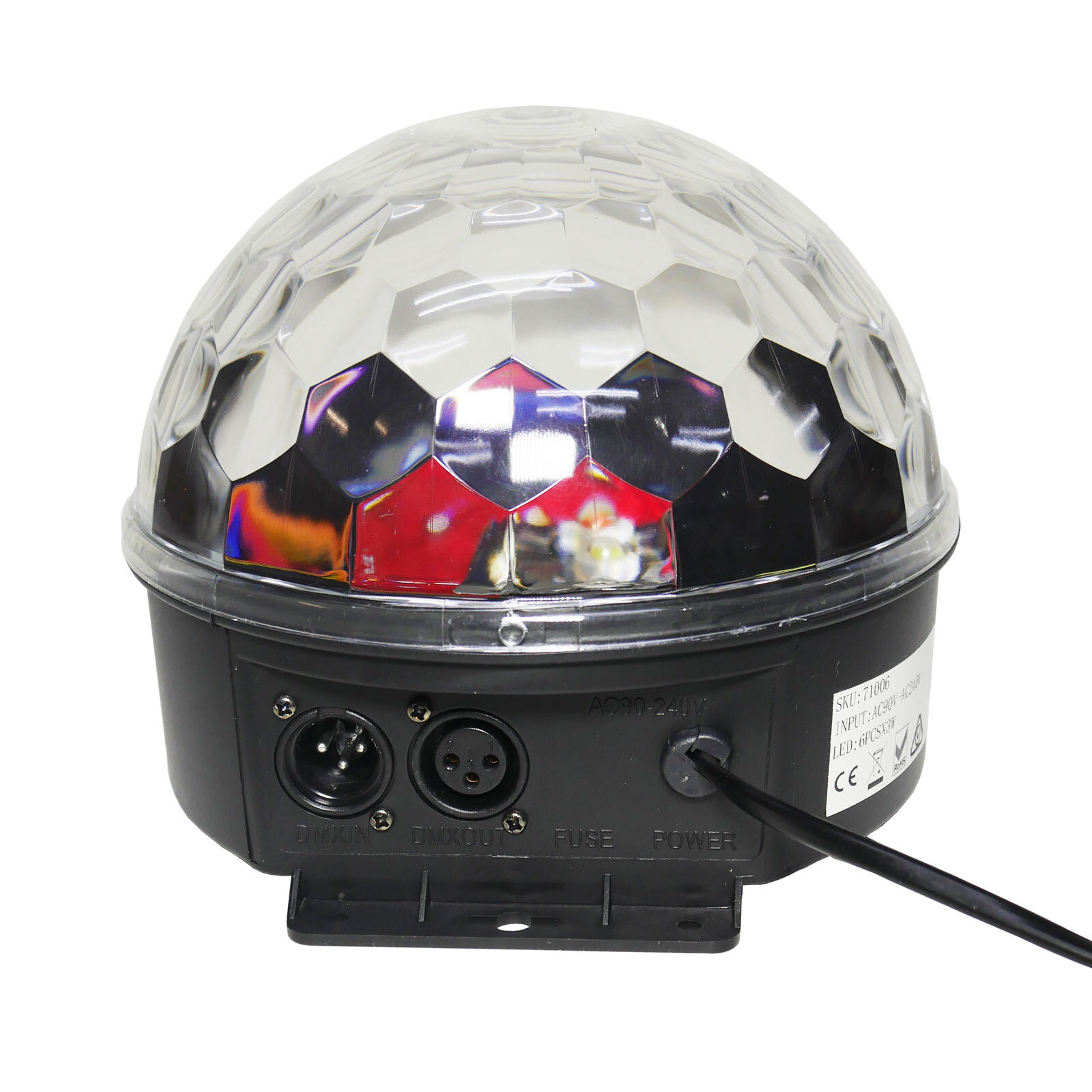 CR-Lite LED Star Ball 3w RGBWPY with IR Remote & DMX - CR.Lite