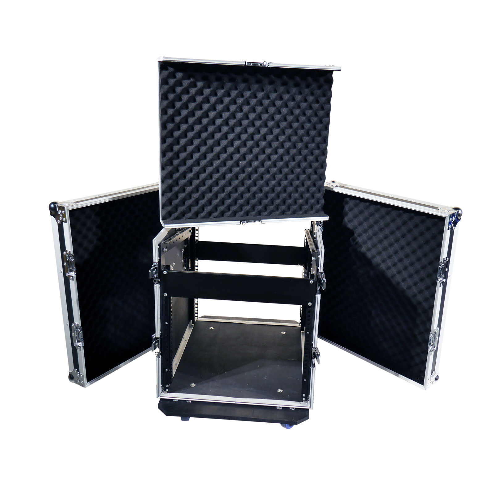 BravoPro Mixer & 8RU Rack Case for Midas 32R with Wheels